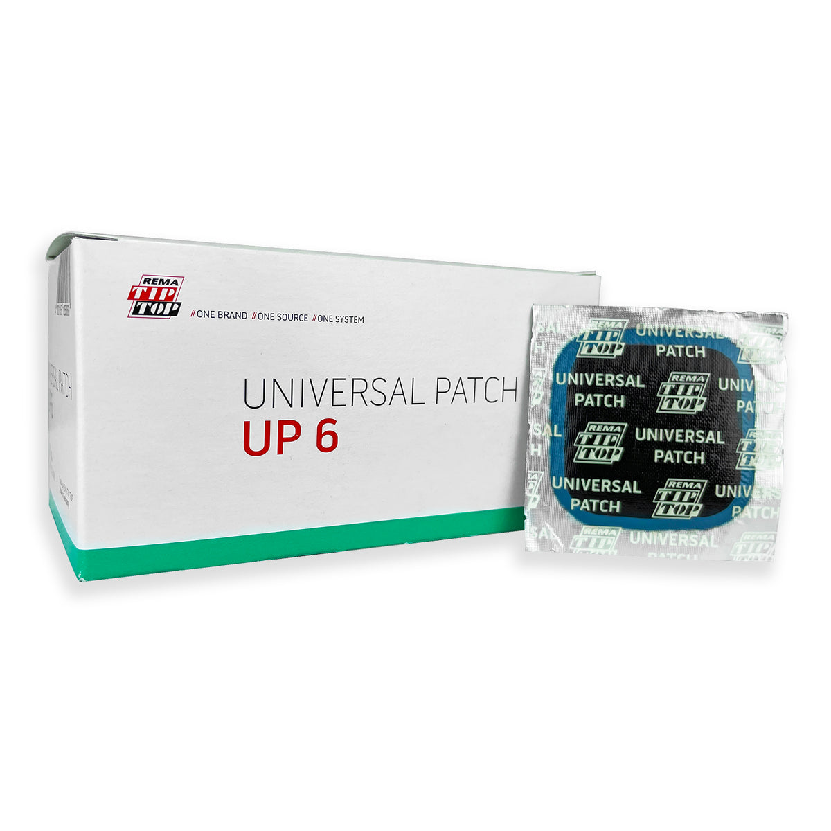 Rema Tip Top Patch Universal Tire Repair Unit Square Blue Back Patches ...
