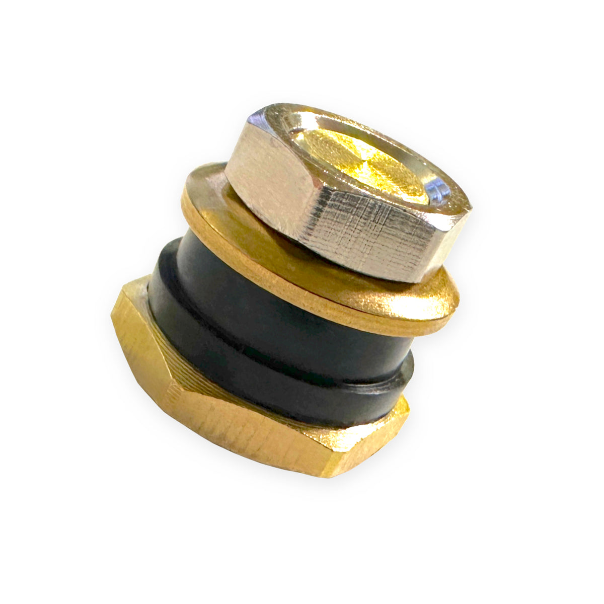 Haltec 5/8 inch (0.625 inch) Wheel Rim Hole Plug - Bolt in Brass and S ...