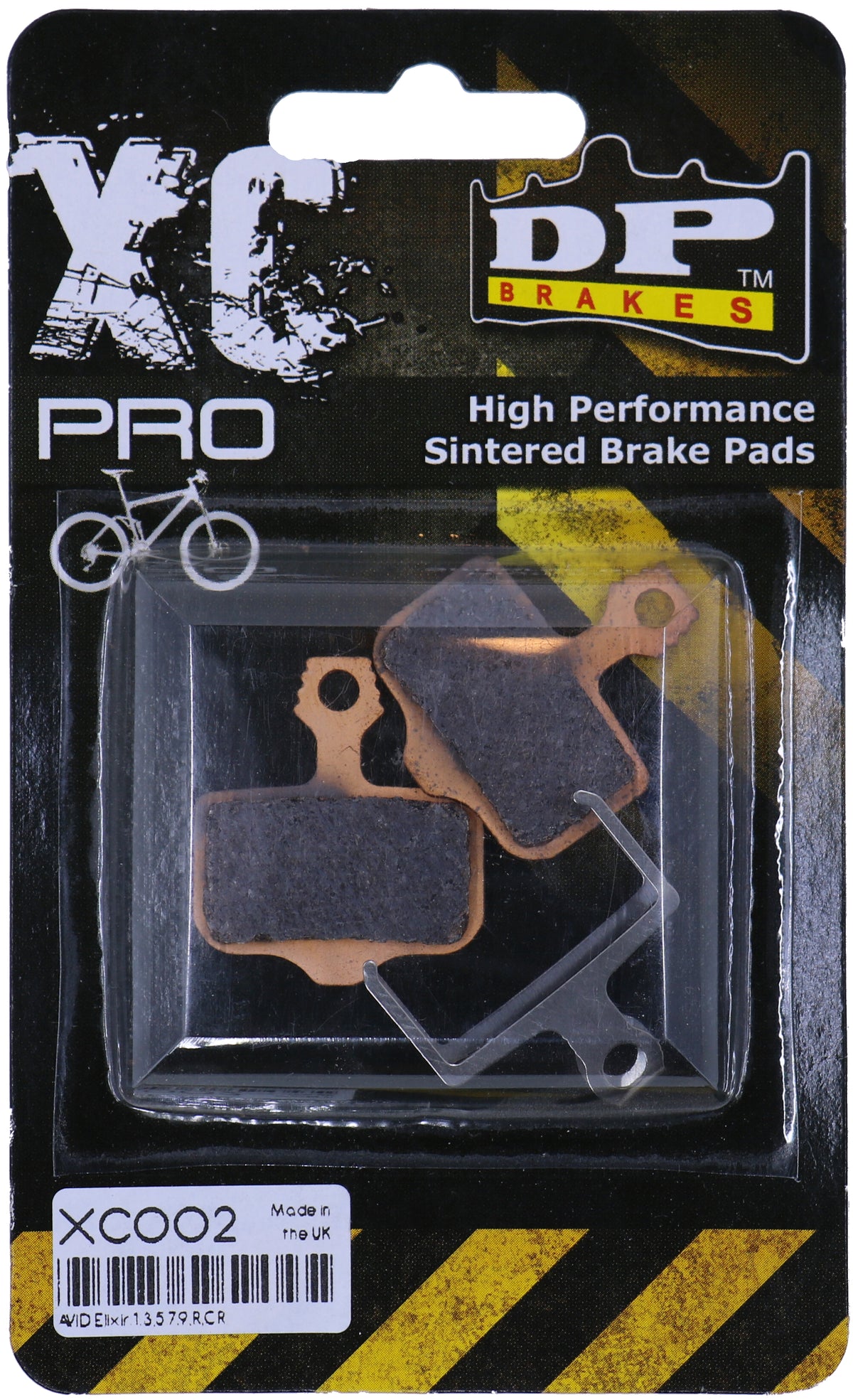 XC PRO - DP BRAKES X-Country Sintered Disc Brake Pads for Avid Elixer ...
